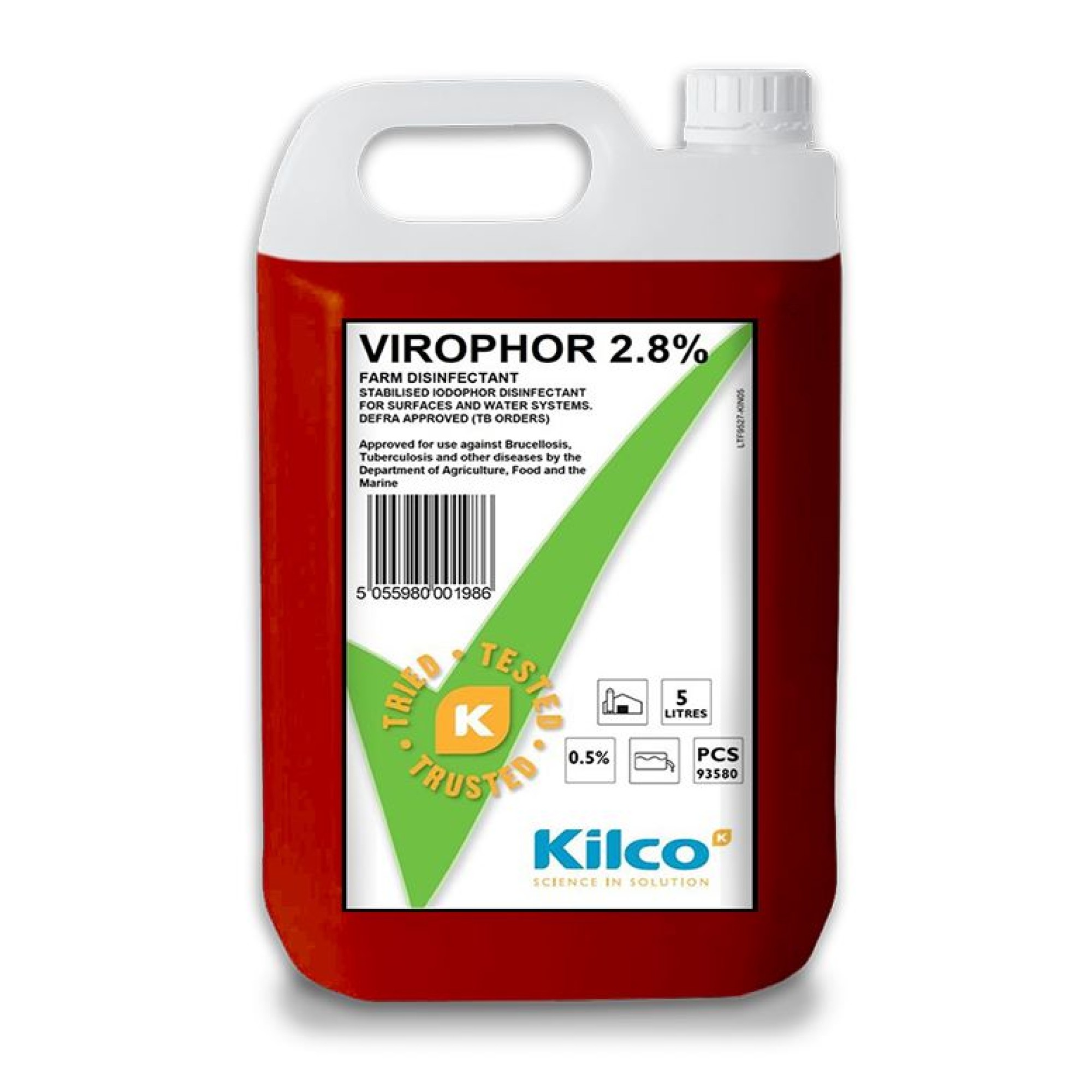 Kilco Virophor 2.8% 4.5Ltr